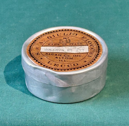 Giulio Fiocchi Bullets Tin Can Alcan Aluminum Empty No 217 Italy, USA ...