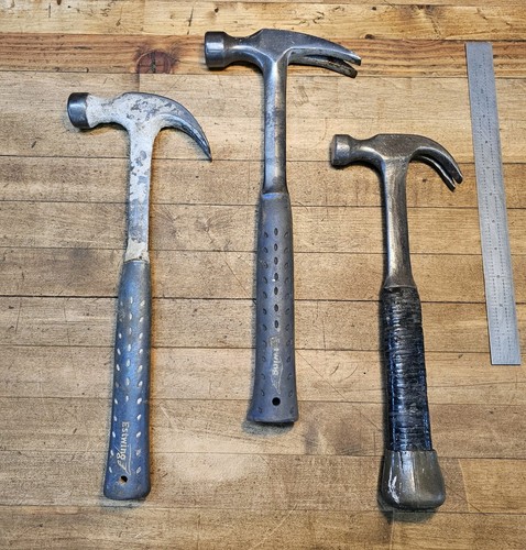 Vintage Tools Claw Hammer LOT Carpentry Tools • ESTWING HAMMERS ☆USA | eBay