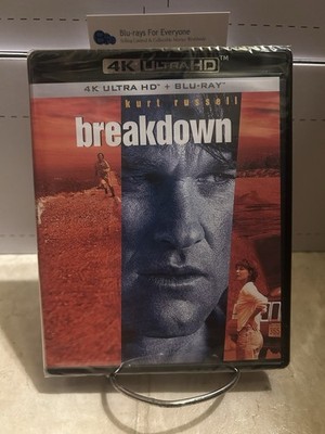 NEW Breakdown 4K UHD Blu-ray / Blu-ray [1997] Kurt Russell - Ships Next ...