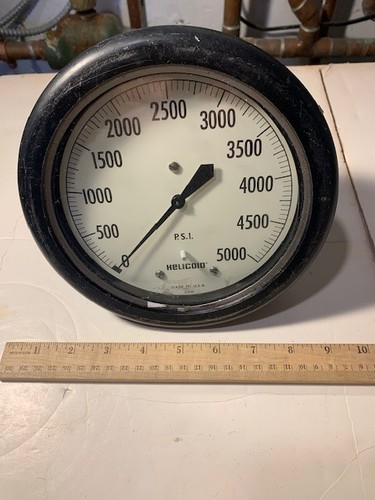 Helicoid 5000 PSI Industrial Pressure Gauge | eBay
