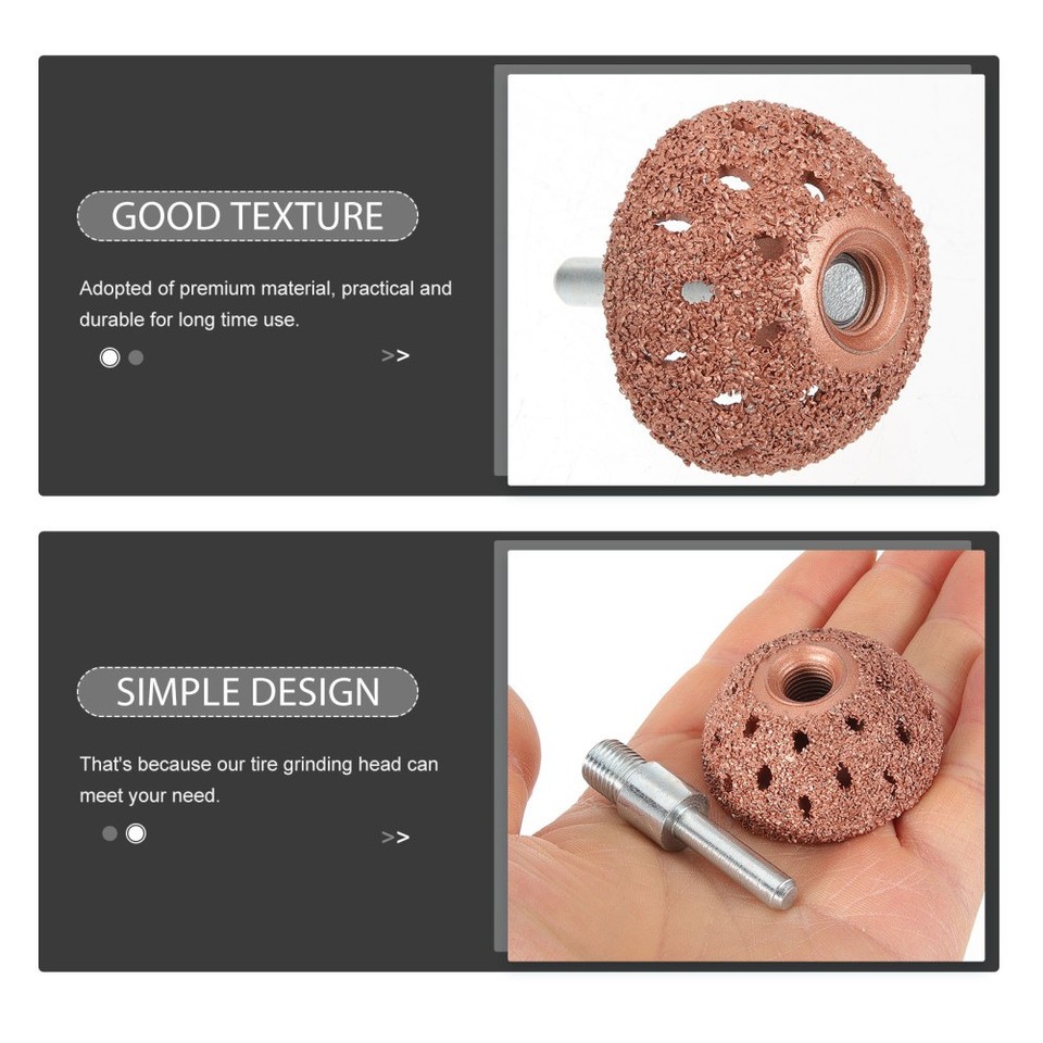 Car Tire Repair Grinding Head with Linking Rod Tire Buffing Wheels Kit ...