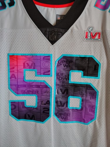 Nike NFL Super Bowl LVI 56 Limited Game Football Jersey Mens Size Large ...