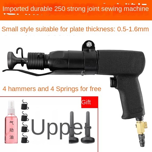 Pneumatic Sewing Machine Air Hammer Tool Set White Iron Seam Gun ...
