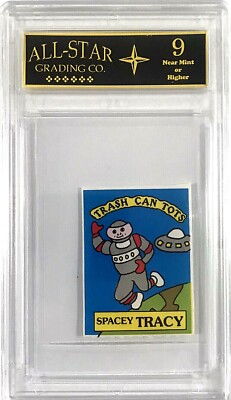 Spacey Tracy Trash Can Tots Vending Machine Sticker 2nd Series ASD ...