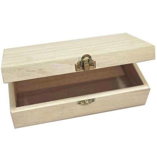 Flip Type Wooden Storage Box Multifunction Necklace Ring Box Container ...