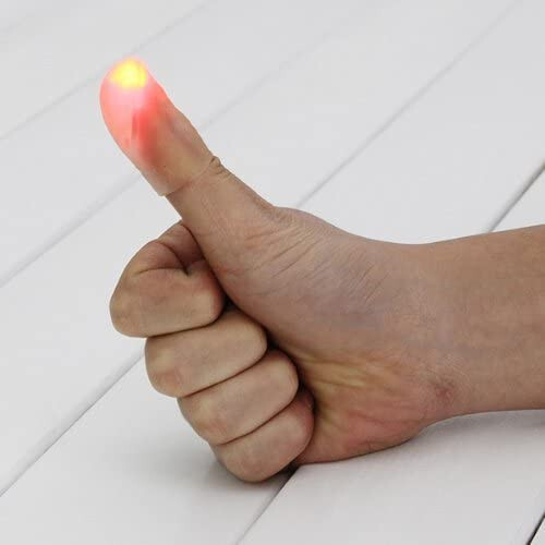 Magic Trick Thumb Tips Light-up Finger Glow Tricks Magicians Illusion ...