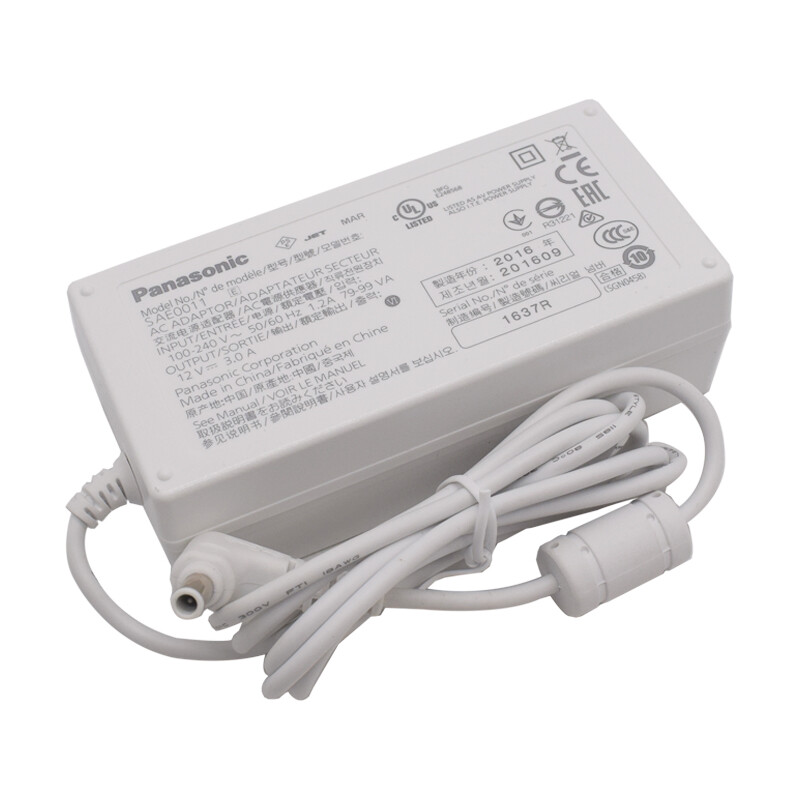 Panasonic Power Adapter Charger White For Panasonic AG-UX180 AG-PX298 ...