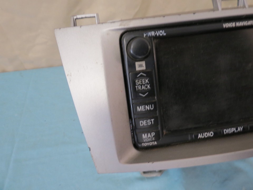 04 05 06 07 Toyota Solara GPS SAT Radio Disc Player Display OEM 86120 ...