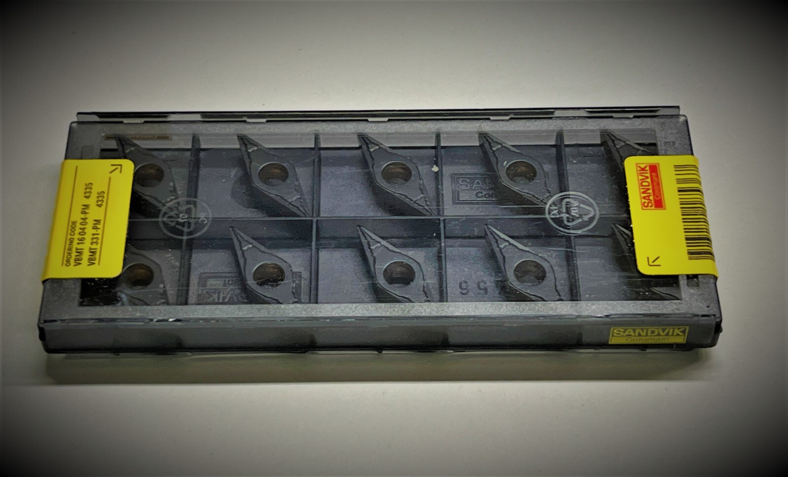 Sandvik 10 pcs. VBMT 16 04 04-PM 4335 Carbide Inserts VBMT 331-PM 4335 ...