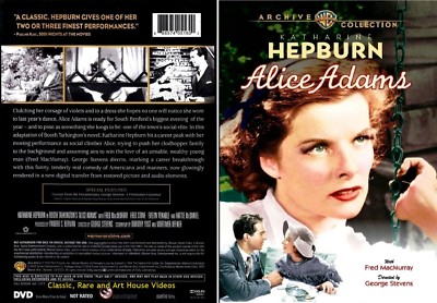 Alice Adams ~ DVD ~ Katharine Hepburn, Fred MacMurray (1935 ...