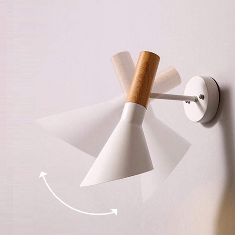 White Wall Lights Indoor Wall Lamp Bedroom Modern Wall Sconce Home Bar ...