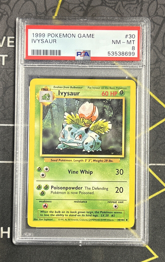 1999 Pokémon Ivysaur Game Card #30 PSA 8 | eBay