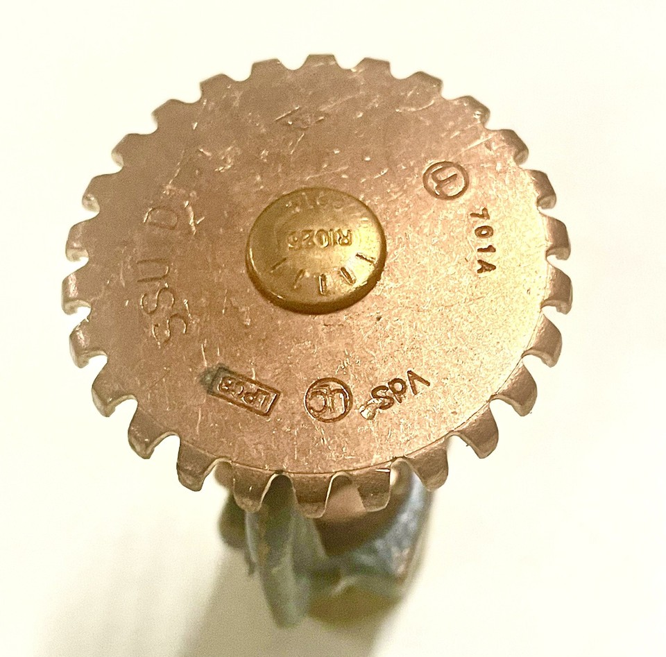 286*F Fusible Link Brass Upright Sprinkler, Rasco Reliable Model G, 1/2 ...