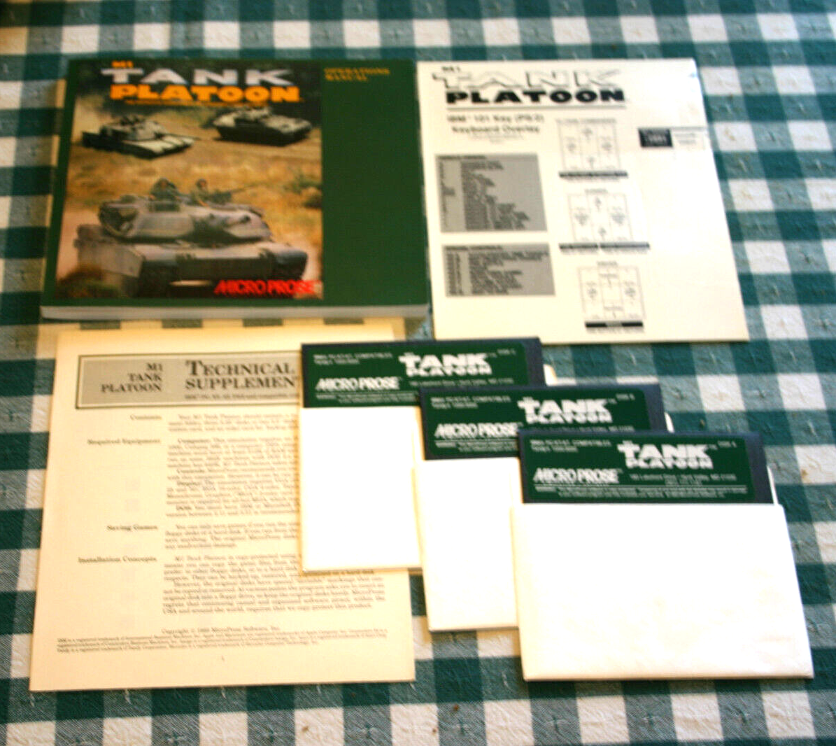 1989 M1 TANK PLATOON 5.25" FLOPPY PC GAME - MICRO-PROSE Untested | eBay