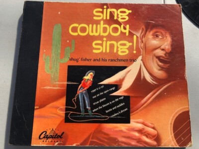 'Shug' Fisher 78rpm Set Capitol Records #AC-77 Sing Cowboy Sing! | eBay