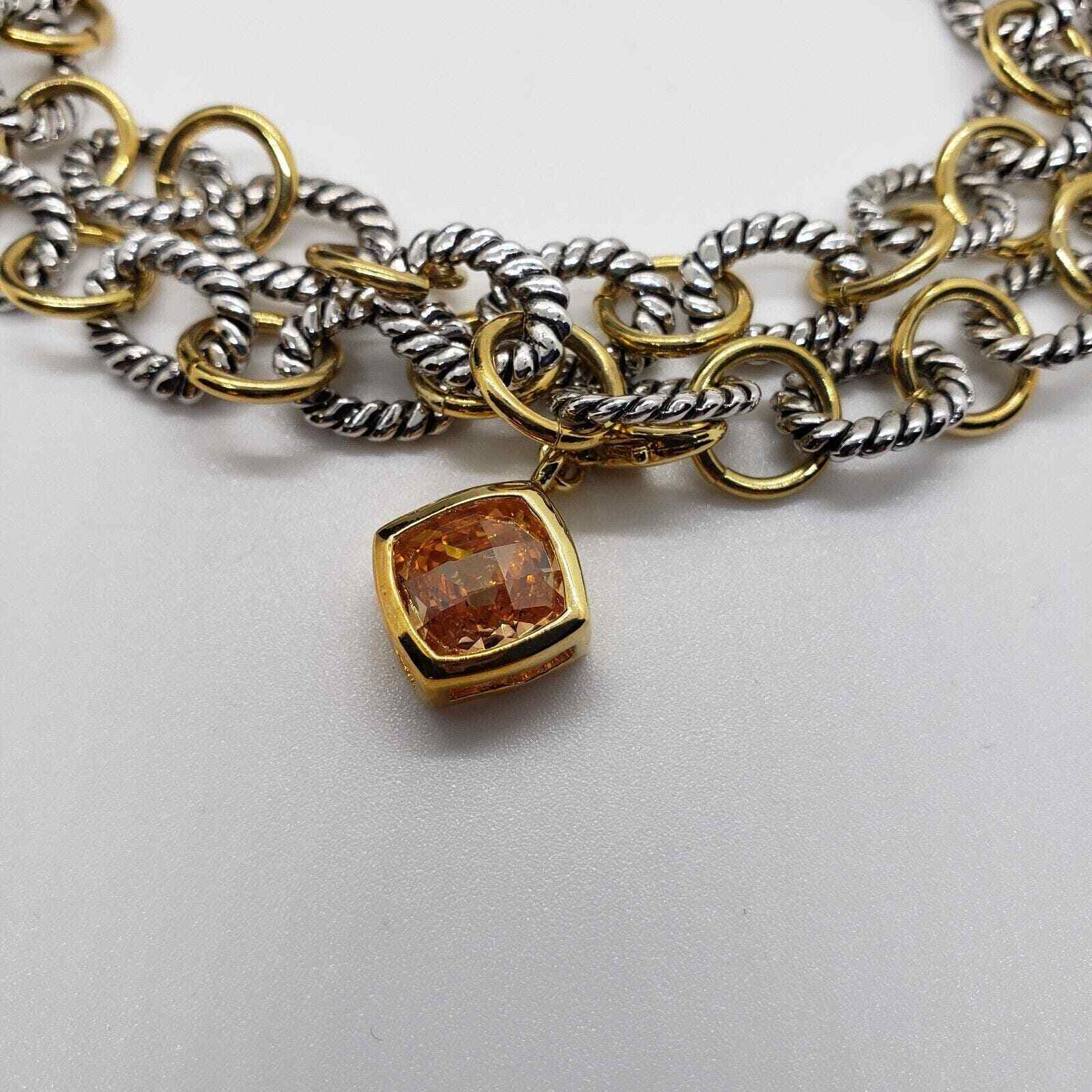 Premier Designs FIRST CLASS 7.25"-8.25" Gold Plated & Silver Double ...