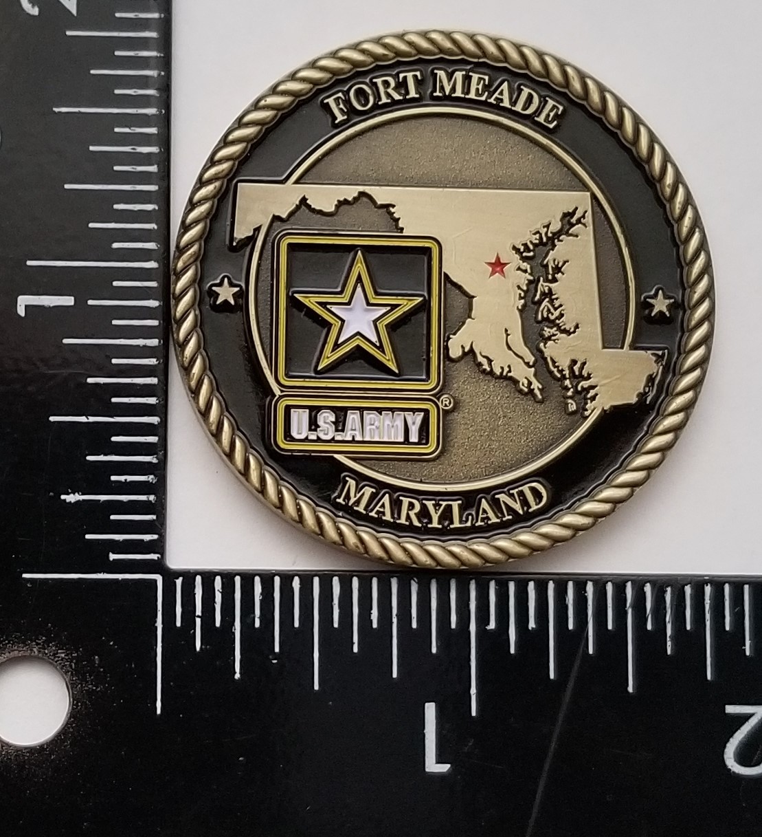 NSA National Security Agency Ft Meade Maryland MD US Army Garrison Coin ...