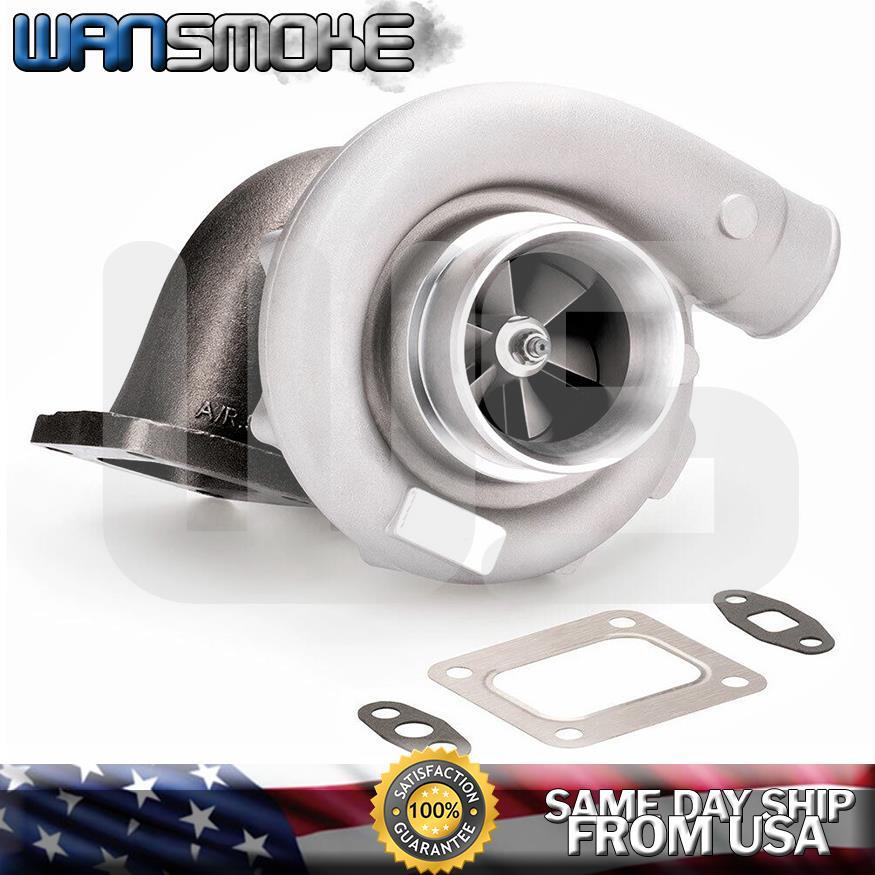 T76 Turbocharger T4 Turbo Kit for GT Mustang Camaro Challenger Wrangler ...