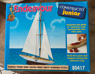 Constructo Junior Endeavour Kit 80417 - Wood model kit. NEW . | eBay