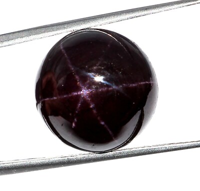 34 Cts Certifié Naturel Grenat Rouge Étoile 16x16 MM 6 Ray Pierre ...