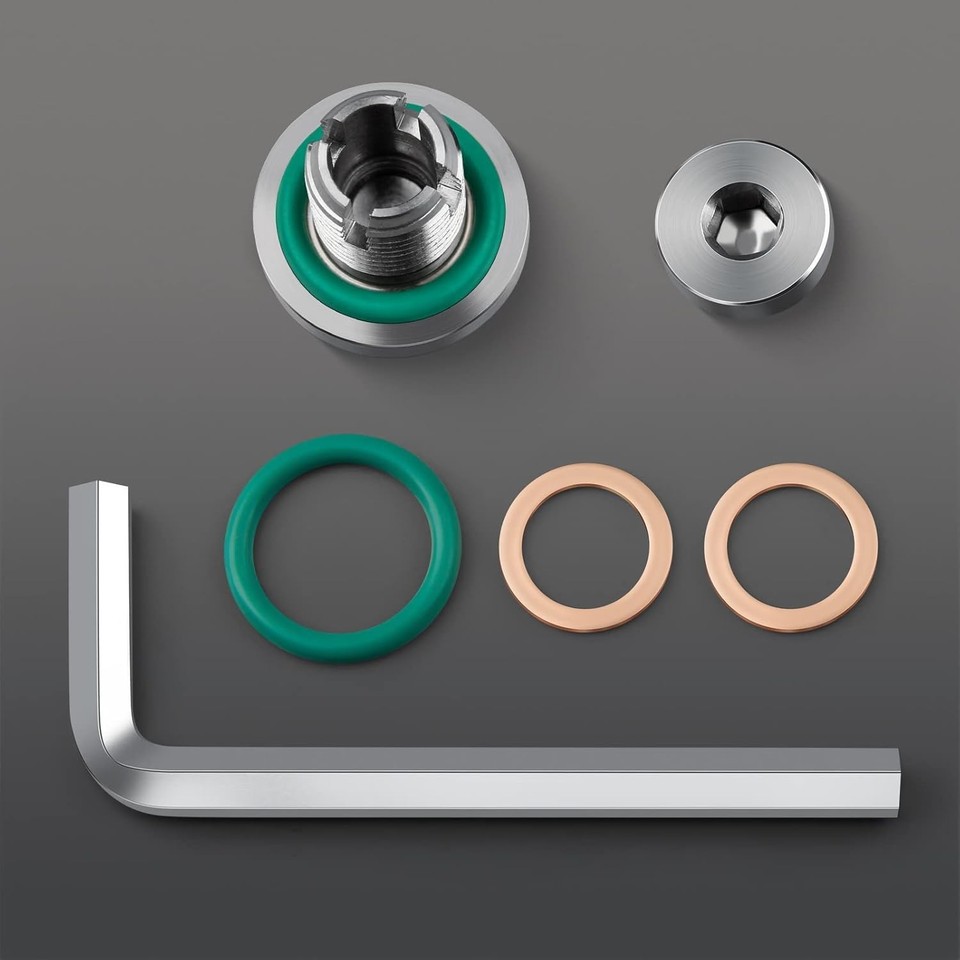 1/2-20 Double Oversize Oil Drain Plug Repair Kit - Stainless Steel | eBay