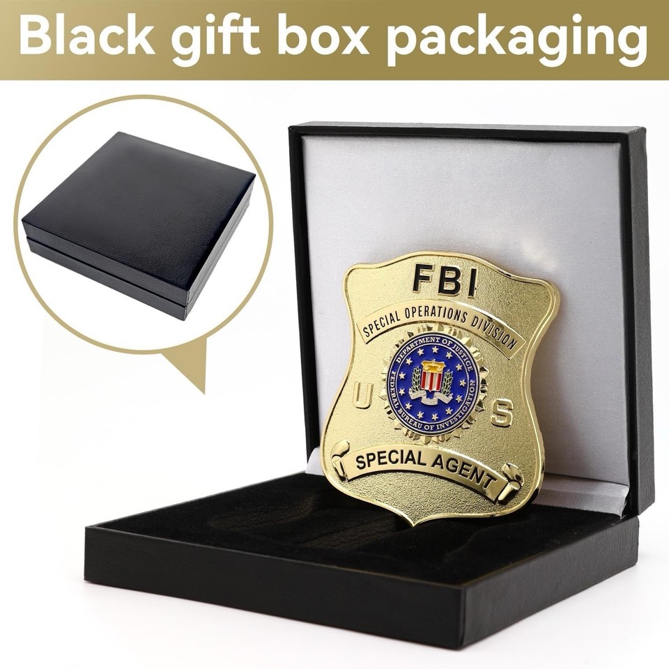 FBI Metal Zinc Cosplay Badge High Quality Zinc Security Badge | eBay