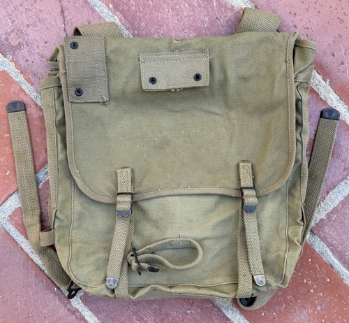 1942 WWII USMC M-1941 Haversack Combat Field Pack 782 M41 Marine Corps ...