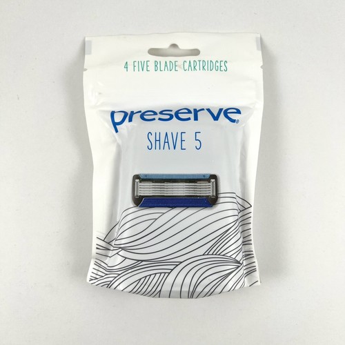 Shave 5 Blade Replacements by Preserve - 4 Count | eBay