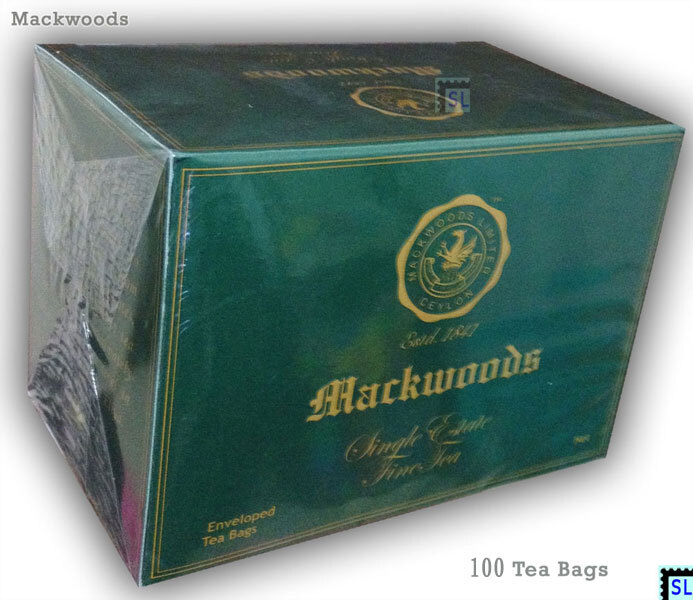 Sri Lanka Tea, Pure Ceylon, 100 Enveloped Tea Bags, Mlesna, Dilmah ...