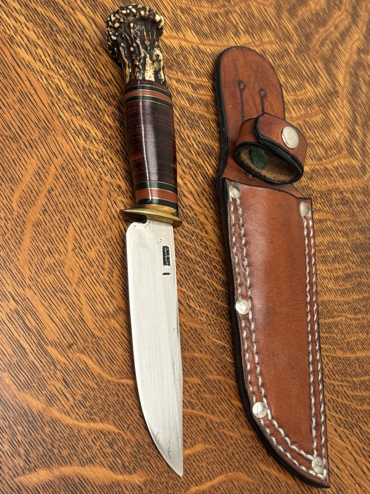 VTG JOSEPH HOLBERT BAINBRIDGE, OH CUSTOM HANDMADE SCAGEL STYLE STAG ...