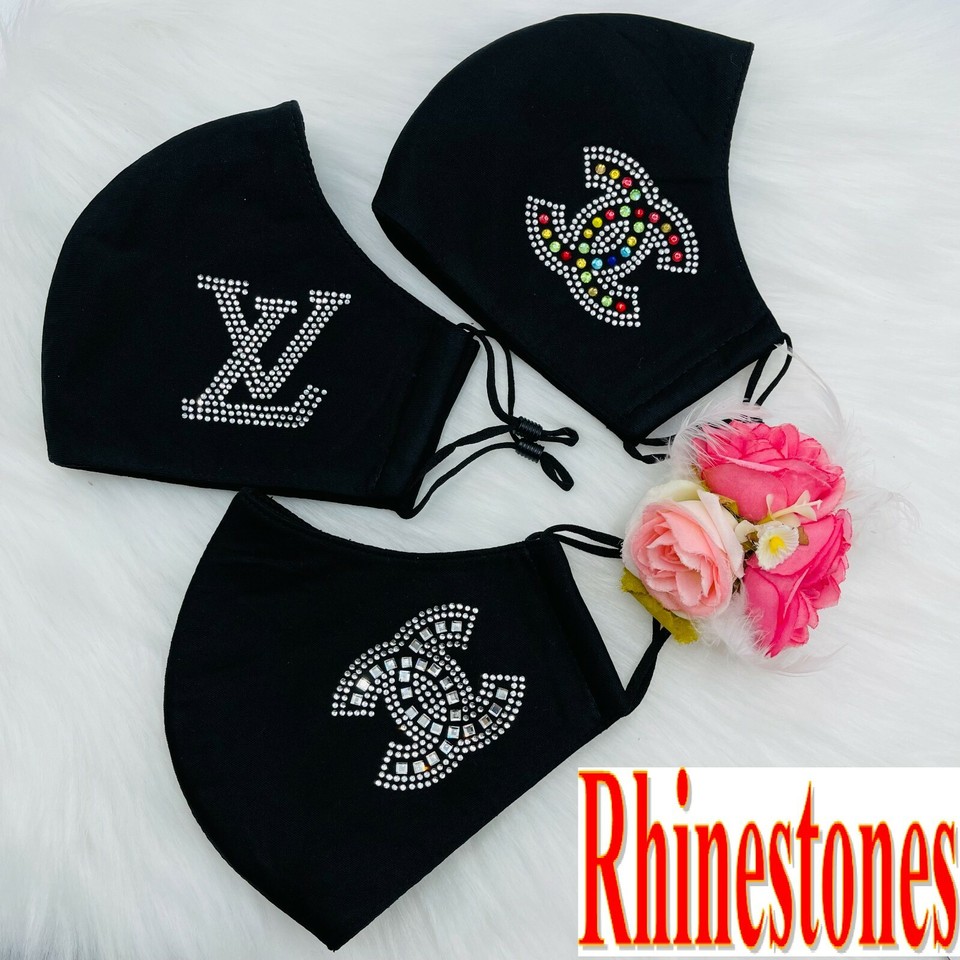 [3 PACK] Face Masks FASHION Polyester/Cotton Triple-Layer Washable - US ...