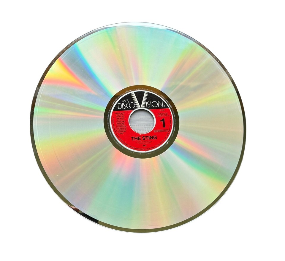 The Sting-Laserdisc-MCA Disco Vision Extended Play - Paul Newman ...