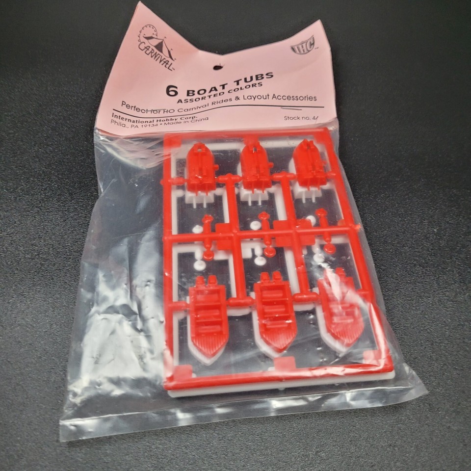 IHC CARNIVAL & CIRCUS RIDE BOATS MAKES 6 BOATS, CARNIVAL RIDE PARTS HO ...