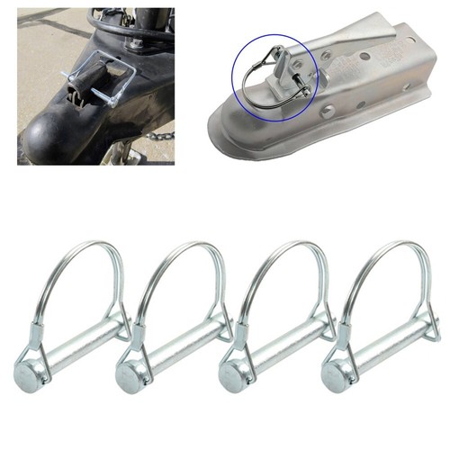 Secure Coupler Safety Pin Lock Set of 4 M8*70mm Trailer Hitch Locks for ...