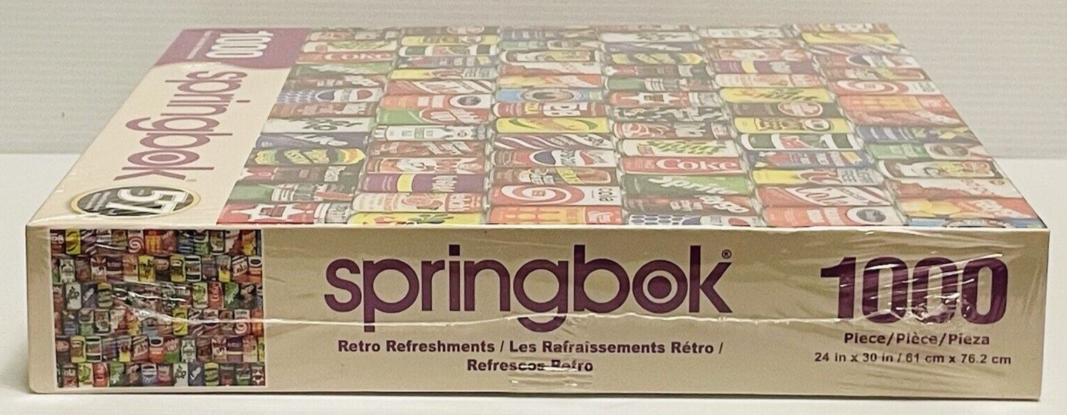 Springbok 3310835 Retro Refreshments Jigsaw Puzzle - 1000 Piece for ...