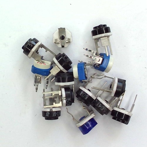 10x 500K TRIMPOT Variable Resistor Carbon Top Adjust | eBay