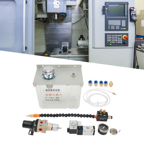 Efficient 3L Lubrication Spray System with Solenoid Valve and Water ...