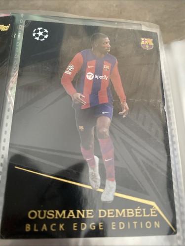 Topps Ousmane Dembele Champions League Football Card Commerative ...
