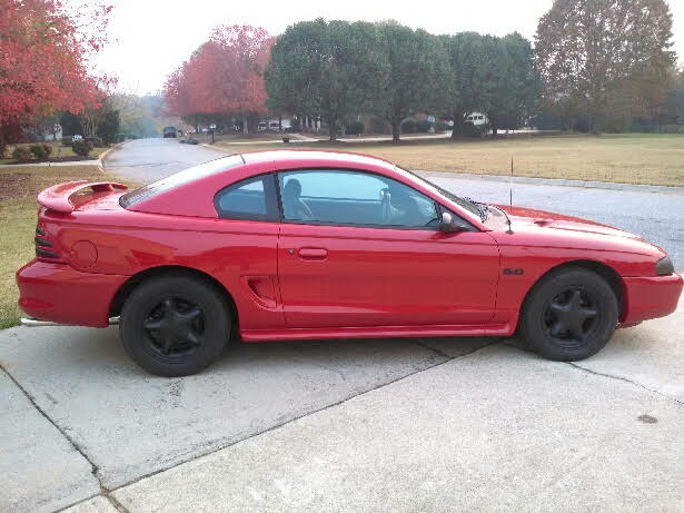 1994-1995 FORD MUSTANG RADIATOR COVER OEM DECAL 5.0L SN95 PONY SALE! | eBay