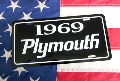 1969 Plymouth license plate tag 69 Road Runner GTX Barracuda Sport ...