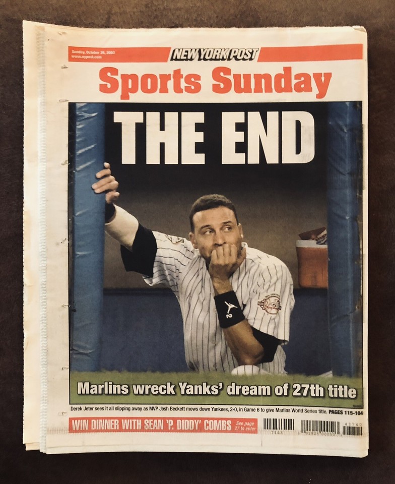 New York Post Newspaper October 26,2003-Ads-Stories-GC | eBay