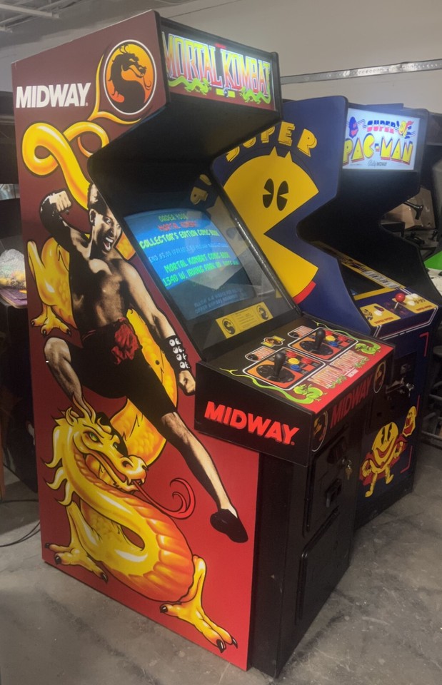 MORTAL KOMBAT ARCADE MACHINE by MIDWAY 1992 (Excellent Condition) | eBay