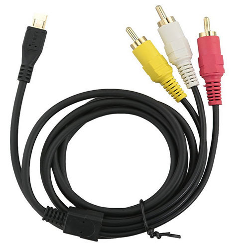 AV A/V TV + USB Cable/Cord for Sony Handycam DCR-SR40/E HDR-CX110/E DCR ...
