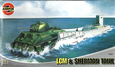 Vintage Airfix 1/72 Landing Craft Mk III and Sherman Tank Mk II | eBay
