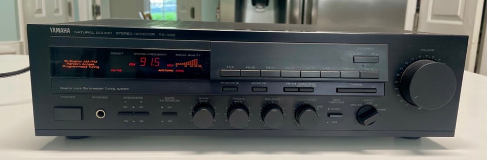 YAMAHA RX-330 Vintage AM/FM Stereo Receiver | eBay