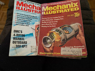 MECHANIX Illustrated May June 1973 DIY Jet Engine Peterson Jeep ...