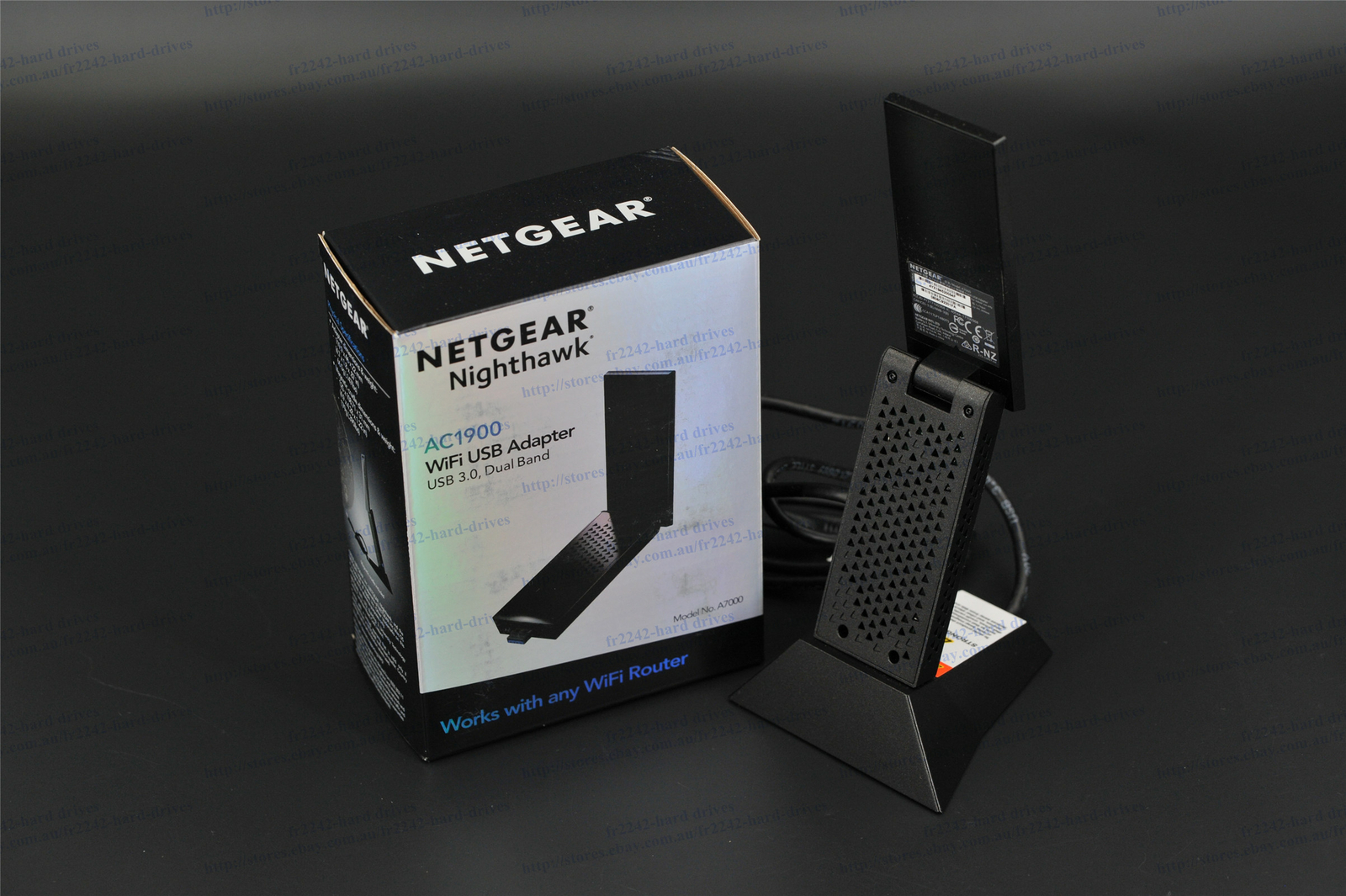New Netgear A7000 AC1900 USB 3.0 Dual Band 1900Mbps WiFi Dongle Adapter ...