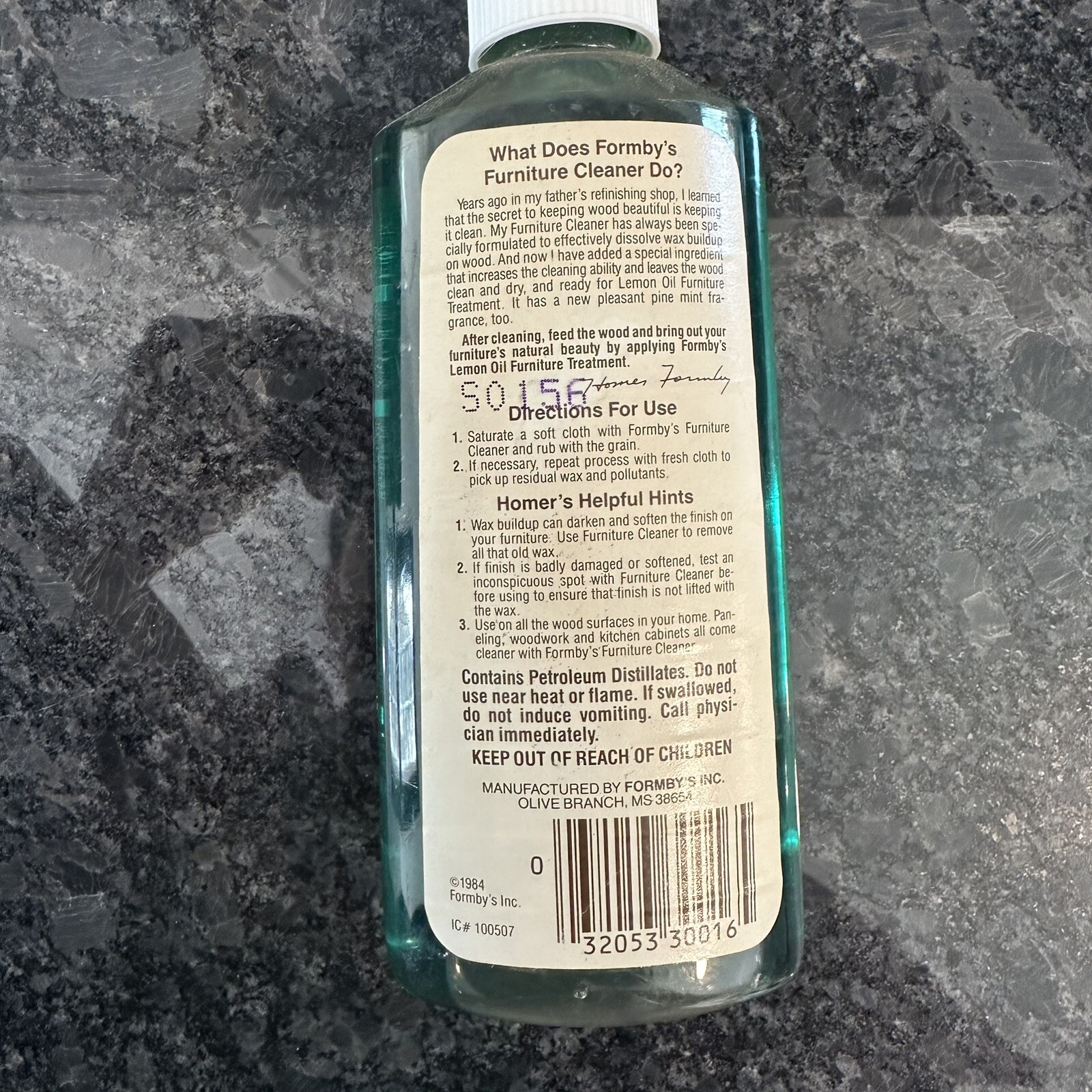 Formby’s Furniture Cleaner 8oz Discontinued NOS Vtg 1980 Dissolves Wax ...