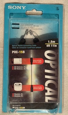 Sony Optical Digital Cable POC-15B OVP | eBay