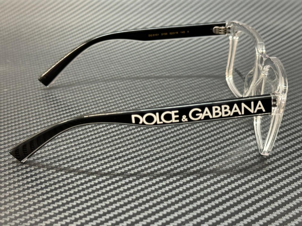 DOLCE & GABBANA DG5101 3133 Crystal Men's 50 mm Eyeglasses | eBay